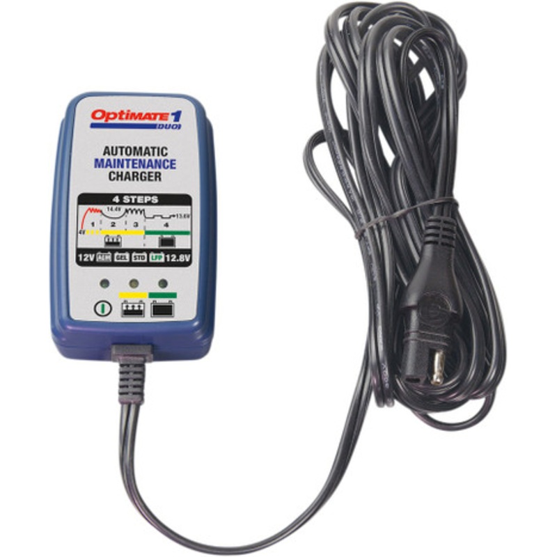 TECMATE Optimate 1 Duo Battery Charger/Maintainer - Premium Motorcycle ...