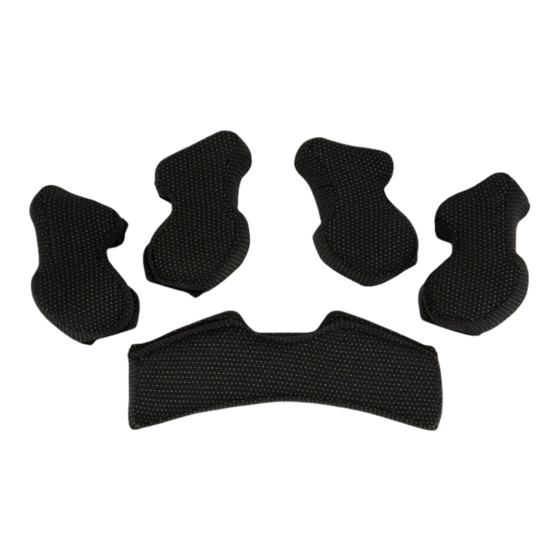 100% Trajecta Cycle Helmet Thick Cheek Pad & Neck Roll Kit - Premium ...