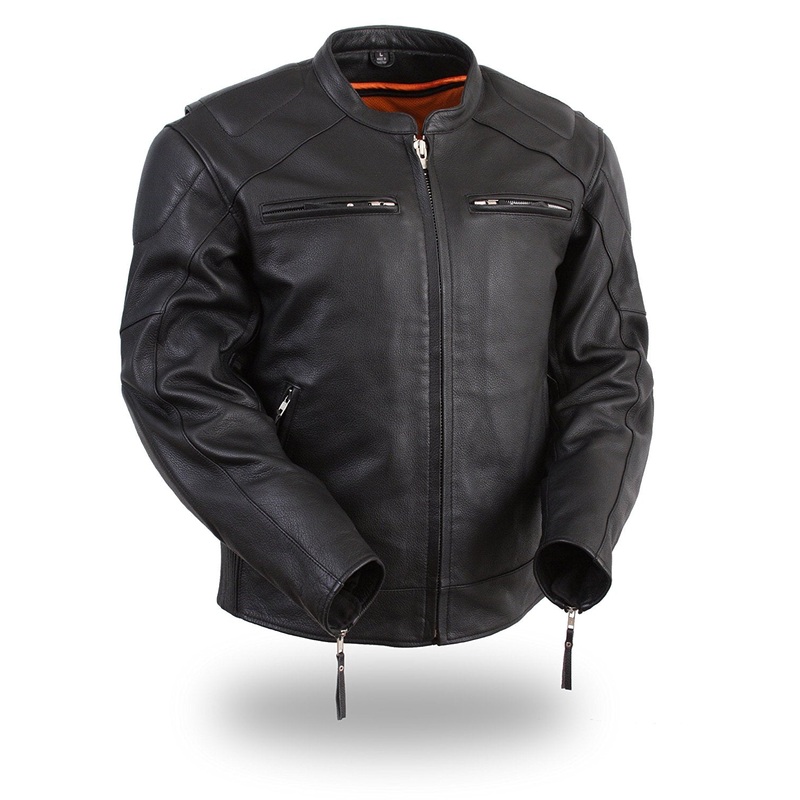 Men's Vented Jacket with Side Stretch - Premium Motorcycle Helmets ...